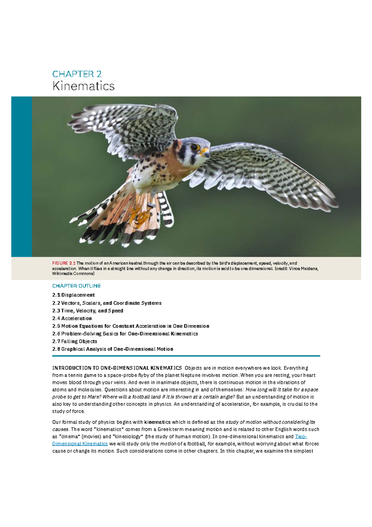 Kinematics Overview: Understanding One-Dimensional Motion (PHYS 101) - Studocu