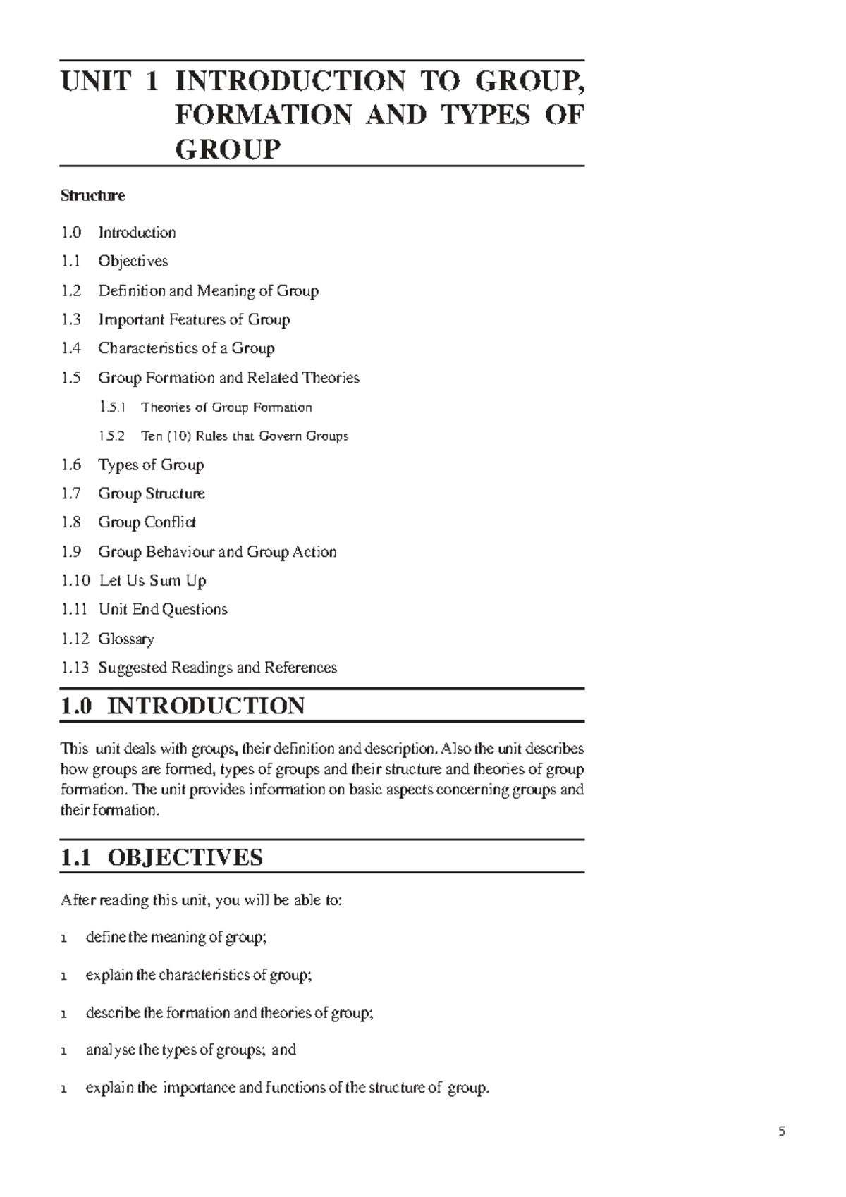 Unit 1: Introduction to Group Dynamics, Formation, and Types of Groups ...
