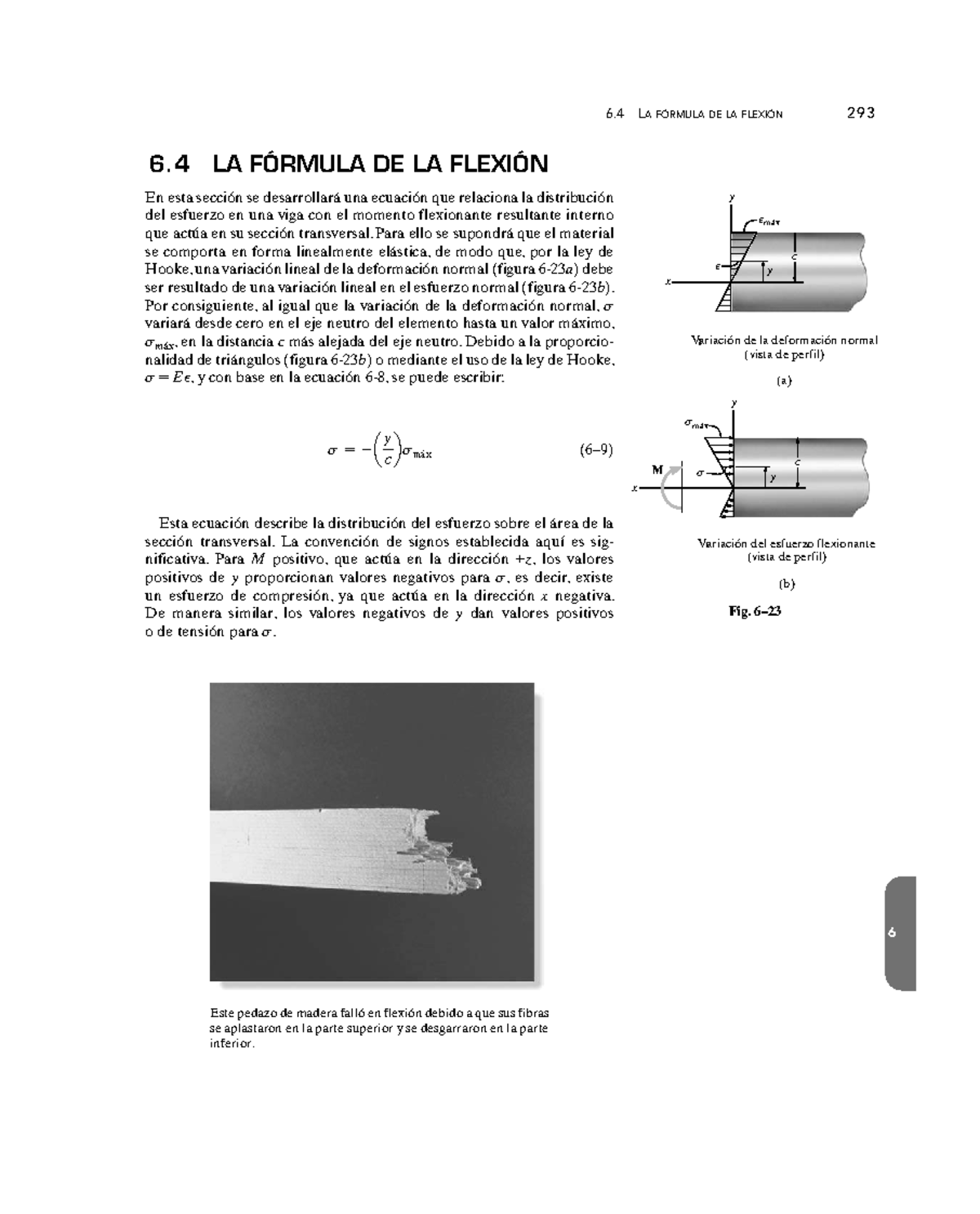 Unidad 3 - apuntes - 6 6. 4 LA FÓRMULA DE LA FLEXIÓN En esta sección se ...