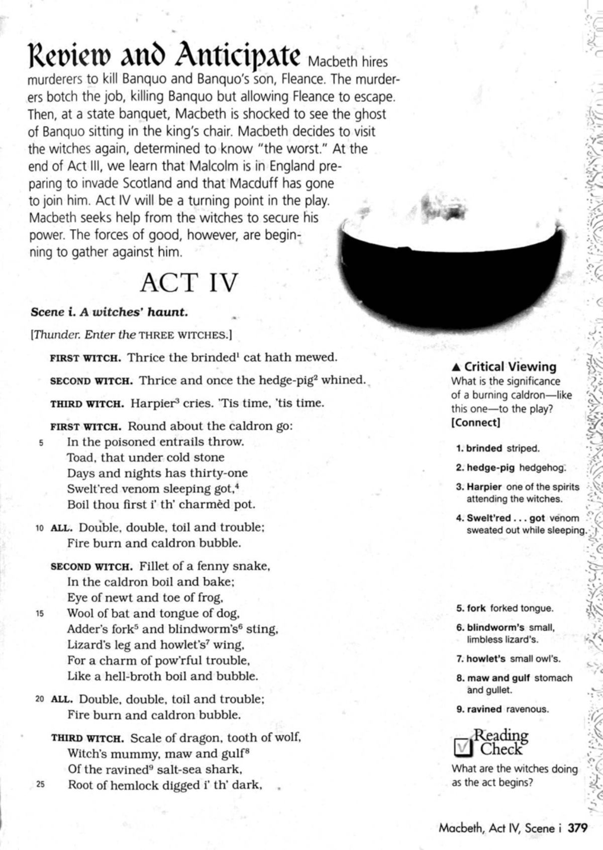 Macbeth Act IV Summary: Key Events and Themes - Studocu