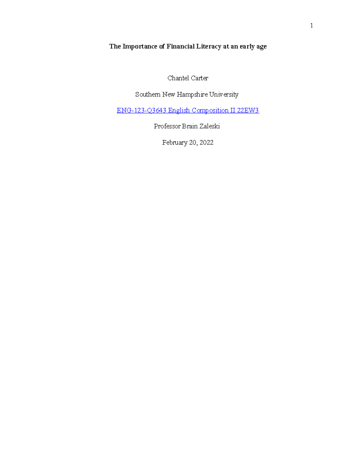 7-4 Final Project Persuasive Essay - The Importance of Financial ...