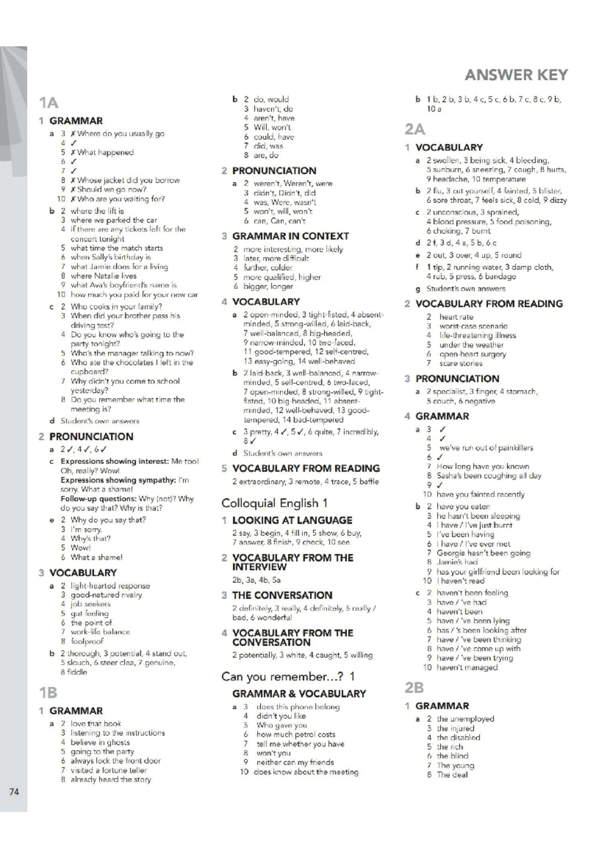 English File 4th Ed. Upper Intermediate Workbook Answer Key - Studocu