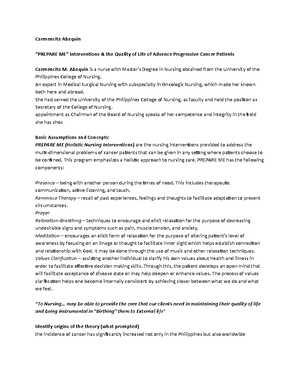 ADVANCE NURSE PRACTICIONERS’ COMPOSURE BEHAVIOR AND PATIENT’S WELLNESS ...