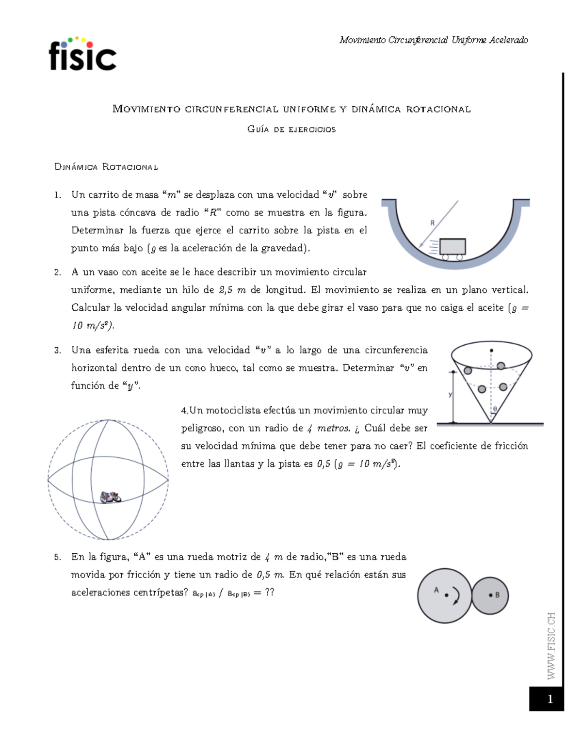 MCUA II - Apuntes y ejercicios de MCUA - WWW.FISIC Movimiento ...