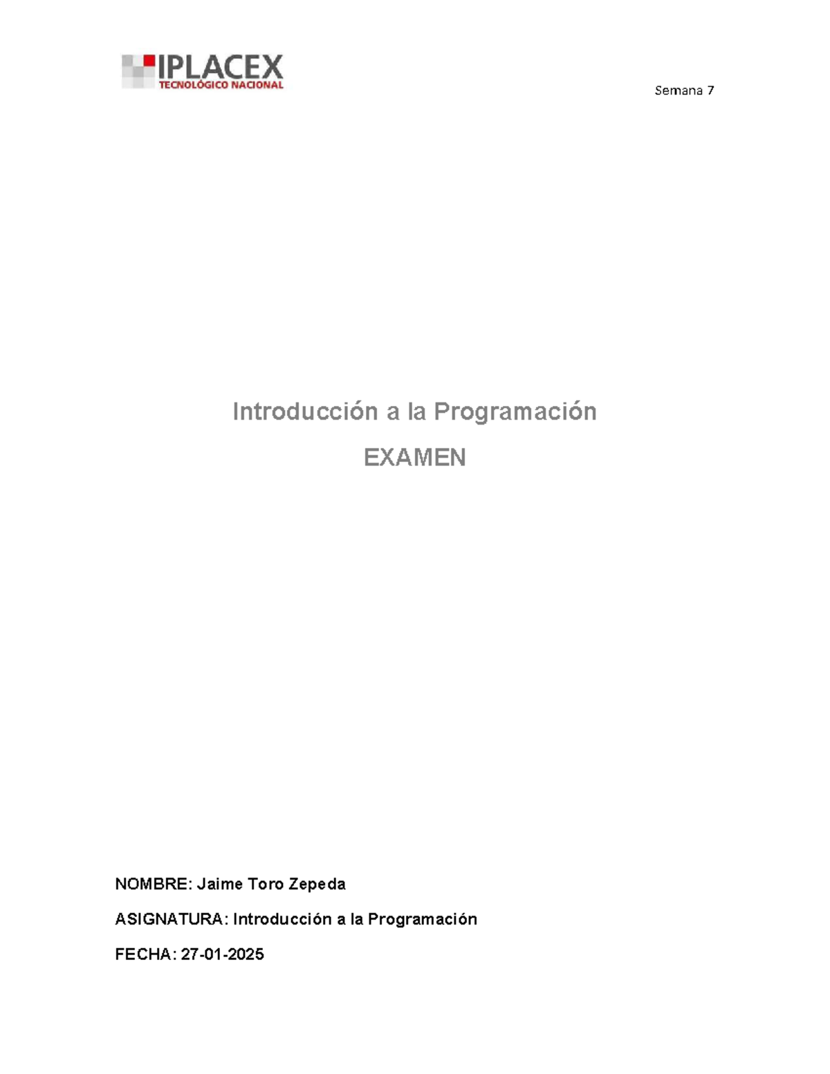EXAMEN FINAL: Algoritmos en PSeInt - Introducción a la Programación ...