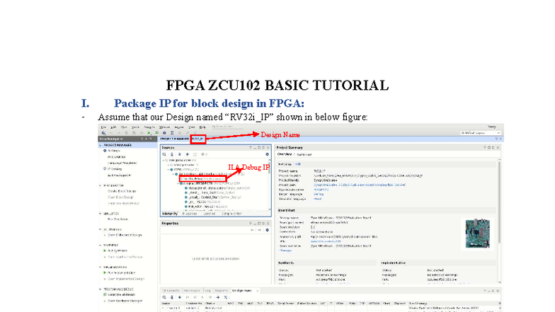 FPGA ZCU102 Basic Tutorial I: Packaging IP for Block Design - Studocu