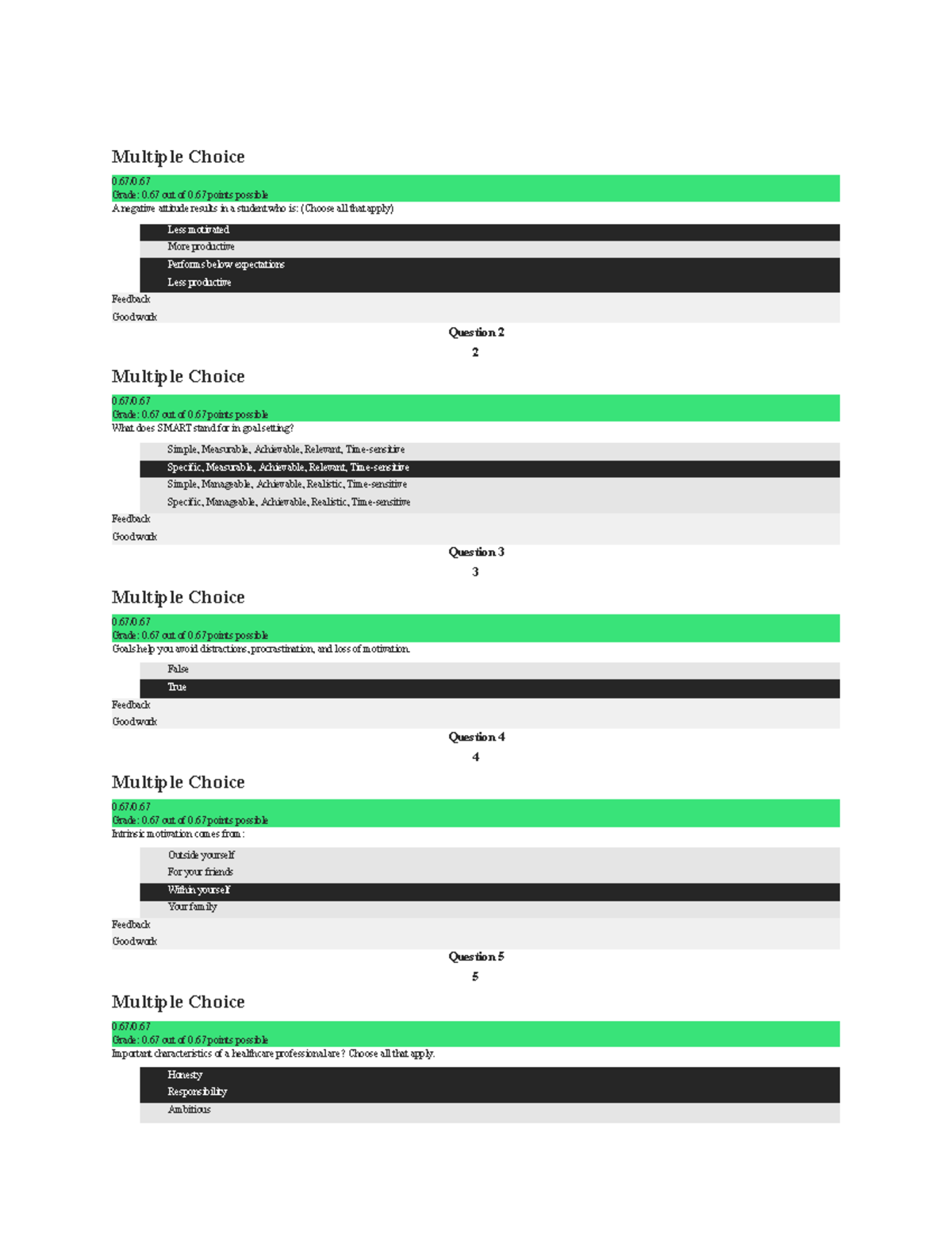 Study Strategies and Learning Styles Overview (Course Code) - Multiple ...