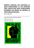 [Solved] Explain the roles of the Black Community ProgrammesProjects ...