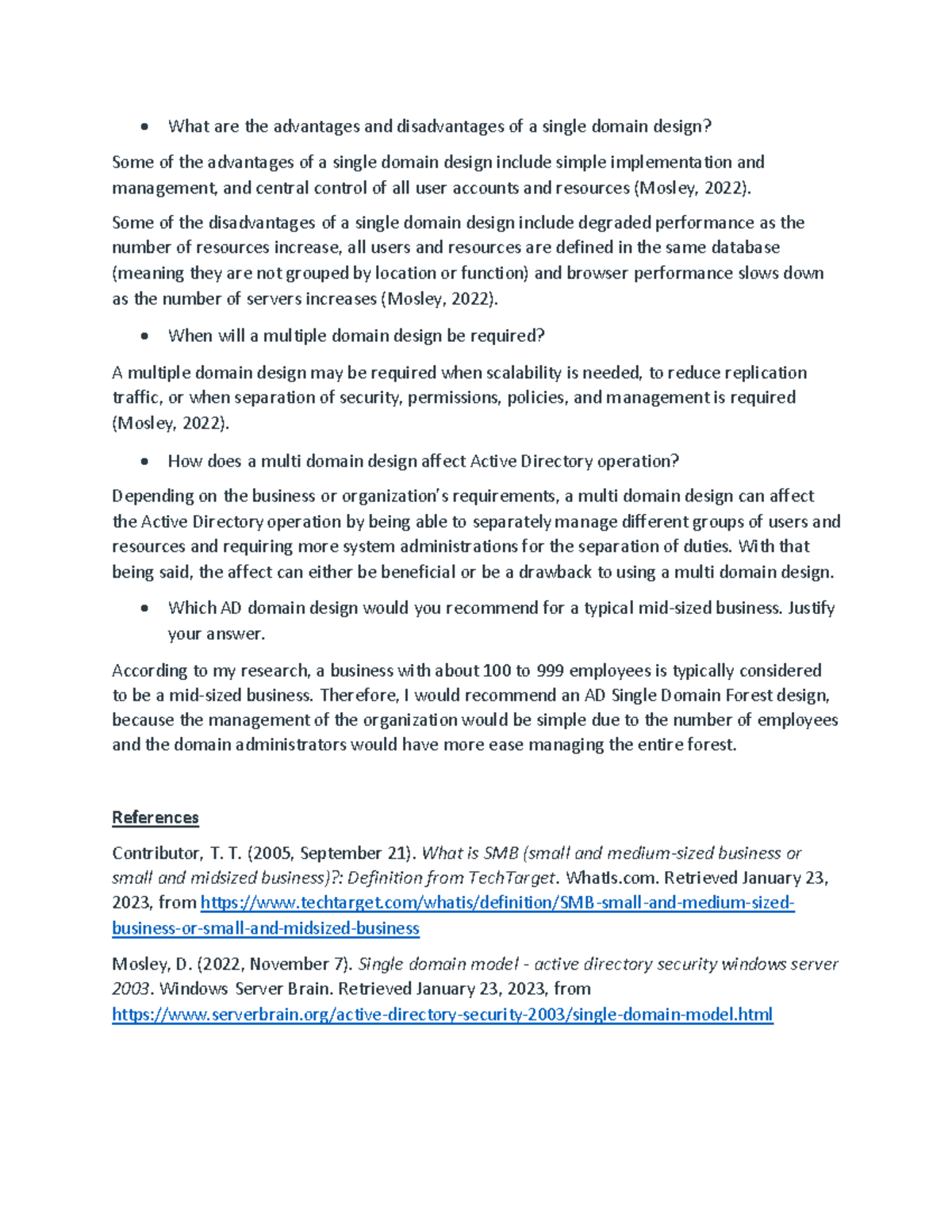 One Domain to Rule them All - What are the advantages and disadvantages ...