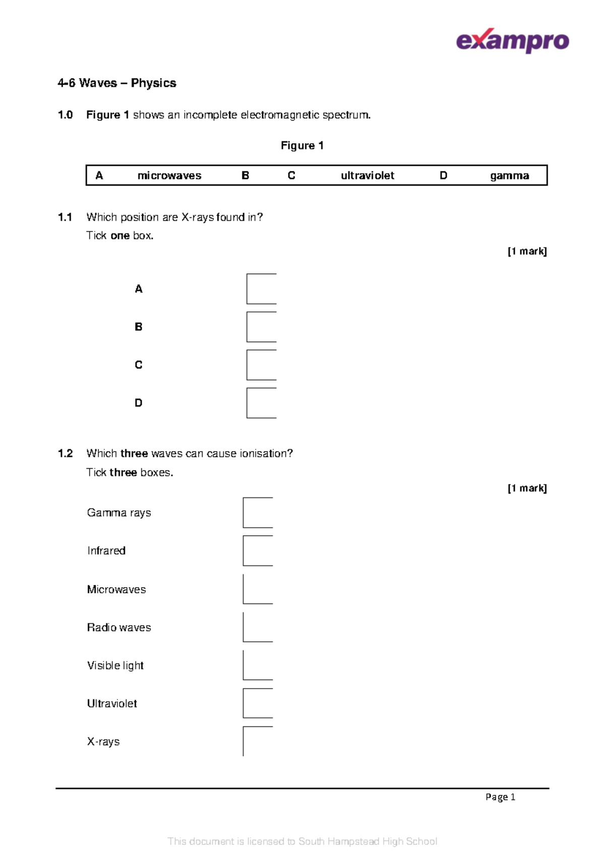 Waves Physics 1.0: Understanding Electromagnetic Spectrum and ...