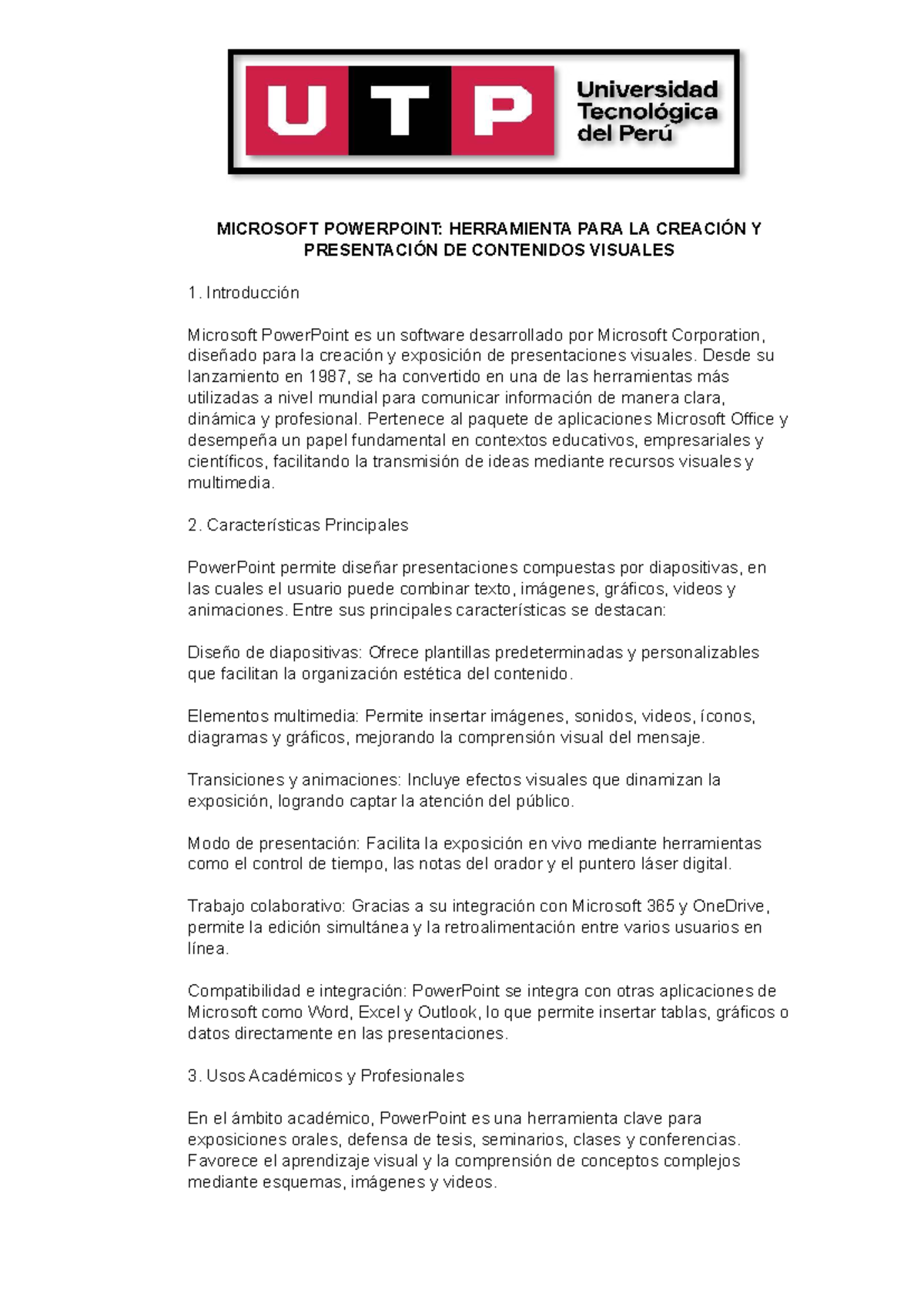 MICROSOFT POWERPOINT: FUNCIONES Y USOS EN PRESENTACIONES - Studocu