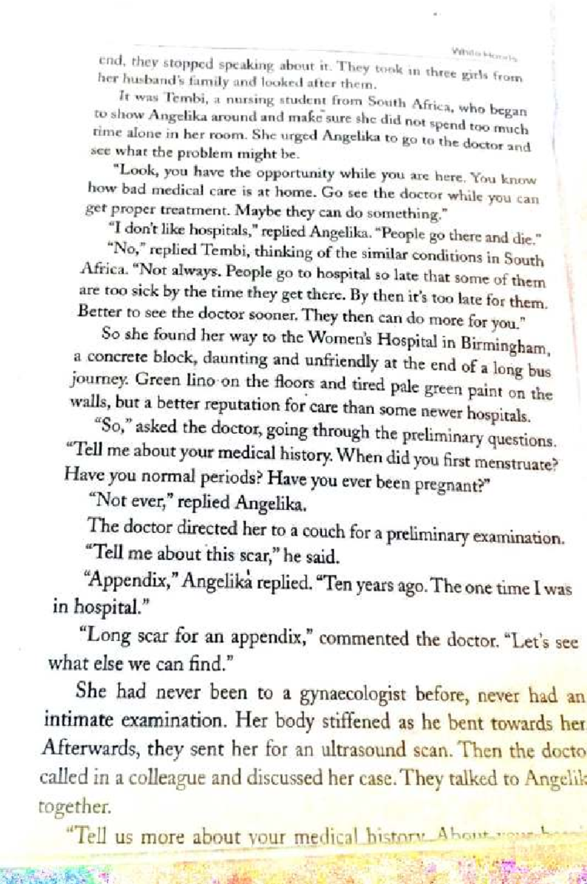 My Doc 20: Angelika's Medical Journey and Care Insights - Studocu