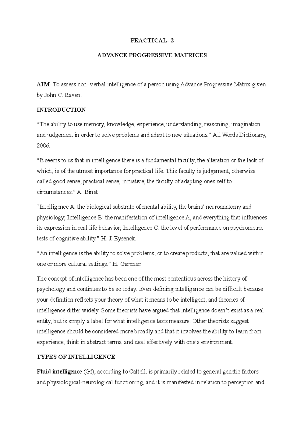 Garima Sharma. APM - Semester first mandatory practical - PRACTICAL- 2 ...