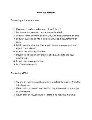 ECON 201 Tutorial 4 2023: AS Curve Analysis & Economic Growth Strategies - Studocu