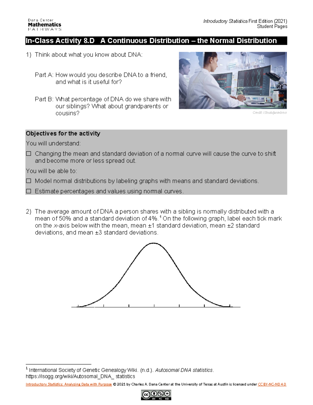 DCMP STAT 08D In-Class Activity on Normal Distribution Concepts - Studocu
