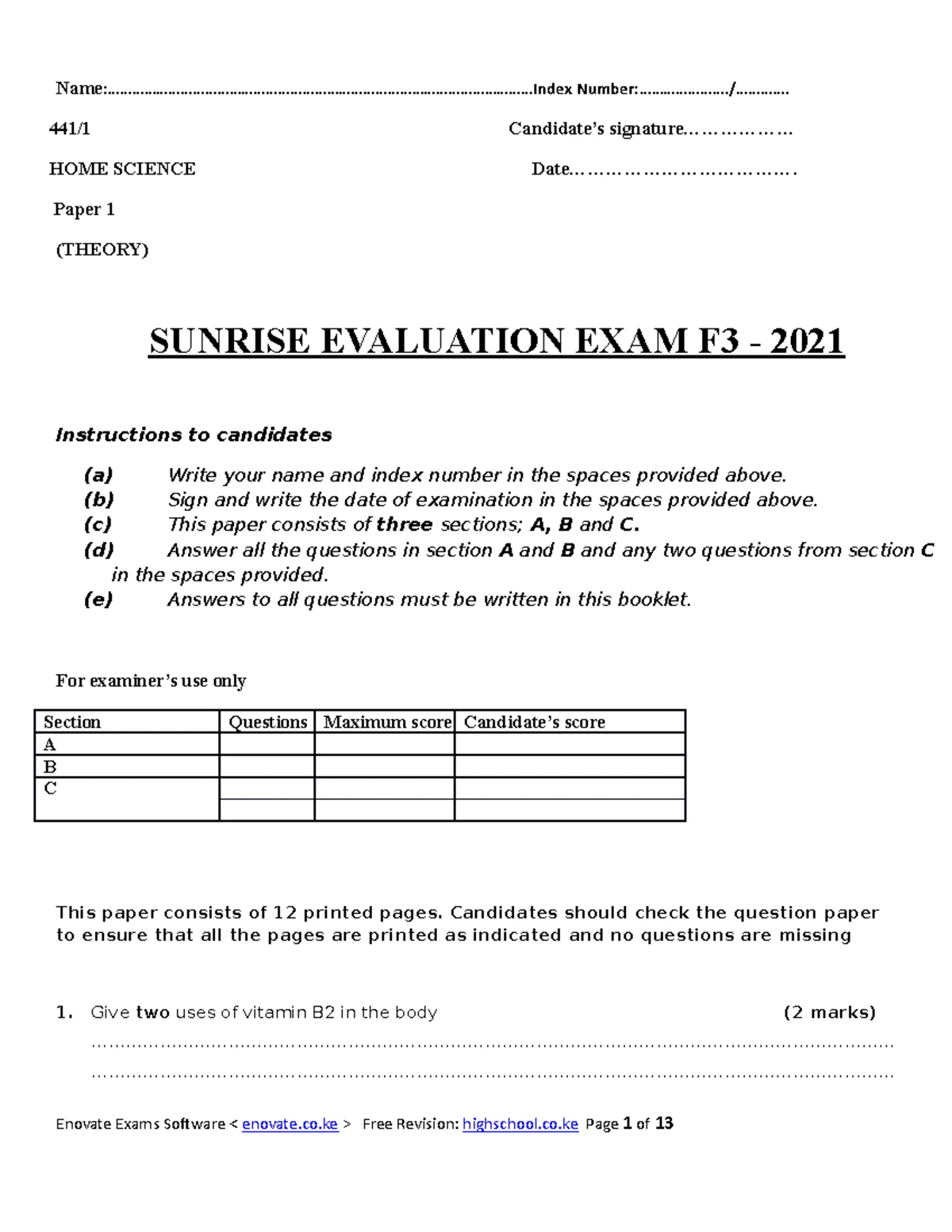 High School Computer Form 2 Notes - kcsepdf.co COMPUTER STUDIES NOTES ...