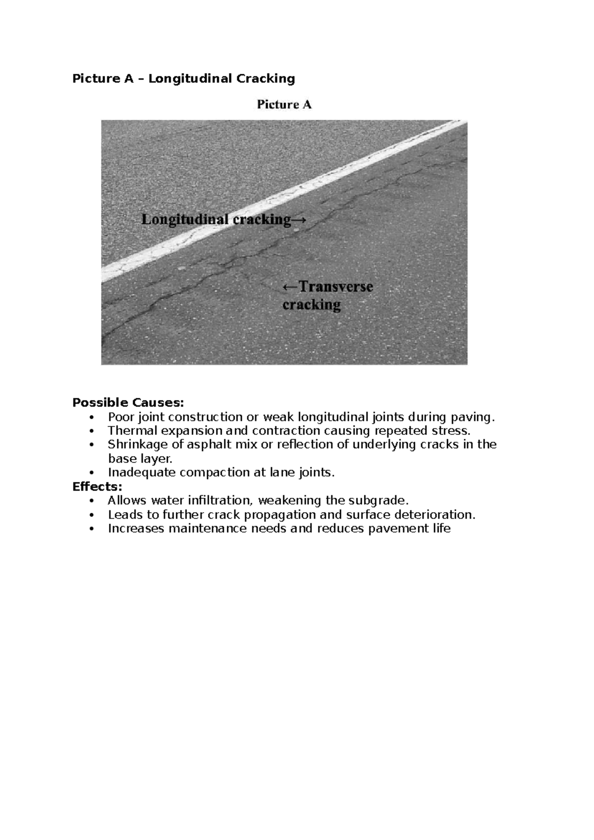 Tutorial 5: Longitudinal, Alligator, and Block Cracking Analysis - Studocu