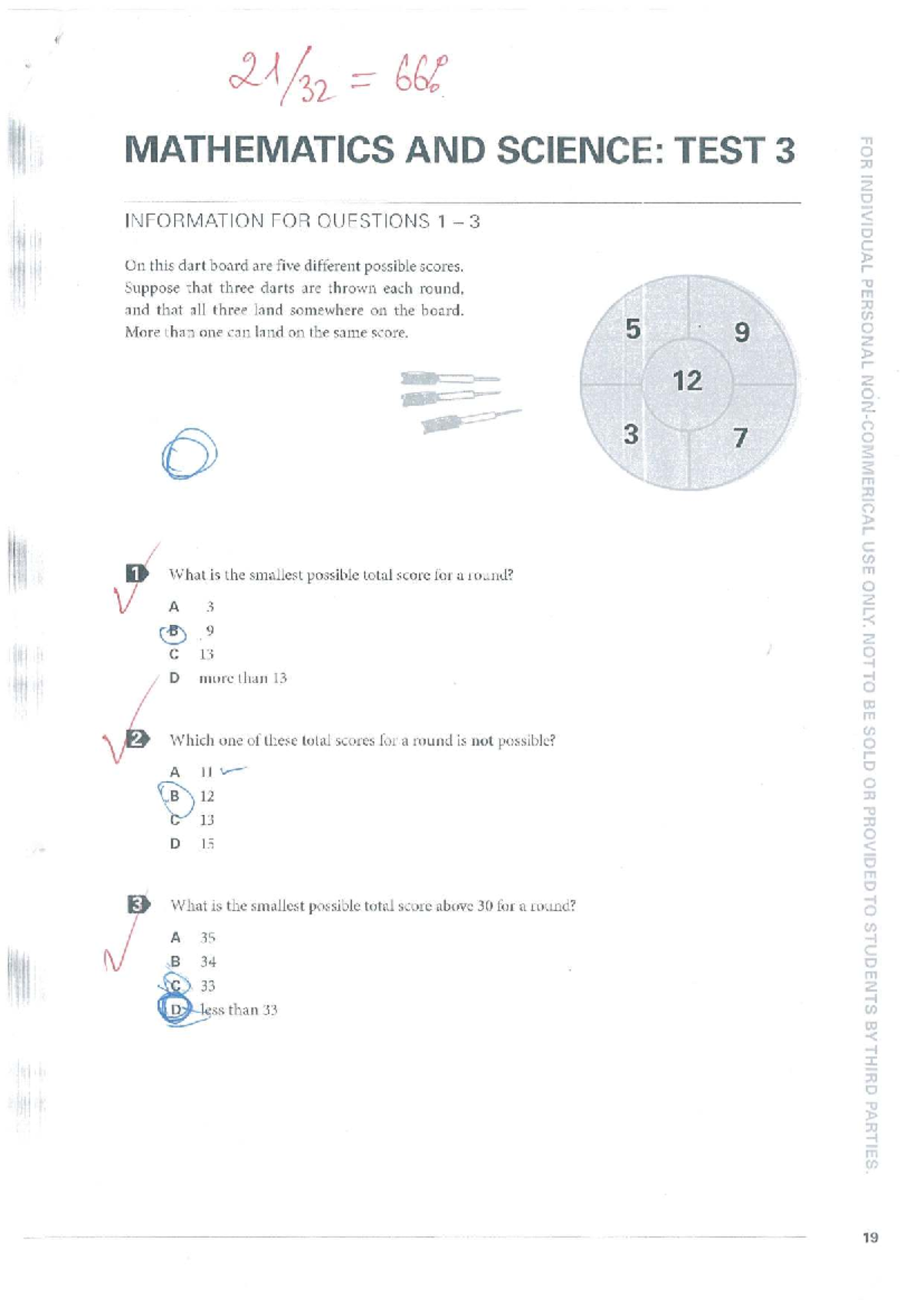 MATHEMATICS 101: TEST 3 QUESTIONS AND ANSWERS - Studocu