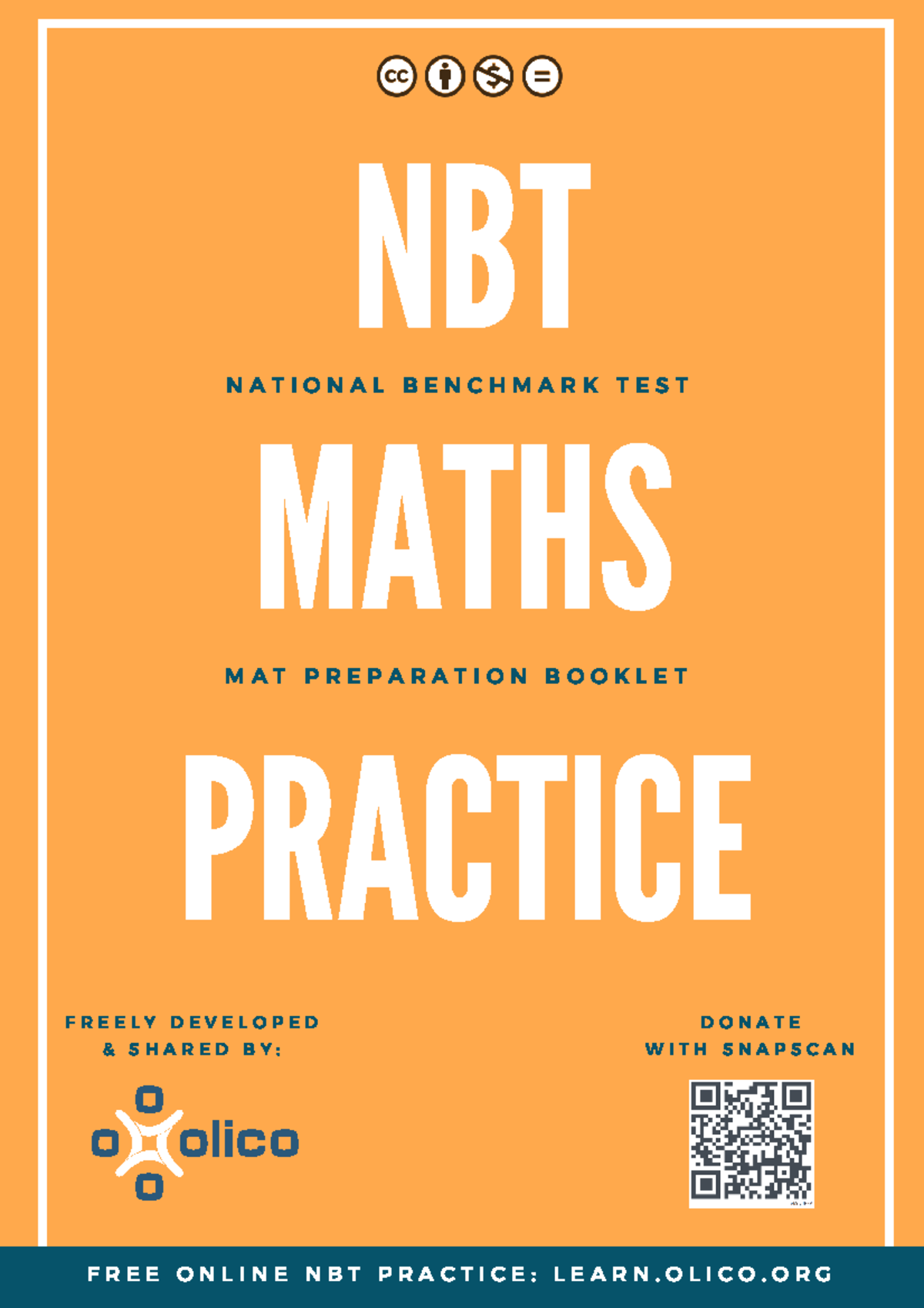 Olico NBT Maths (MAT) Preparation Booklet - NBT MATHS PRACTICE N A T I ...
