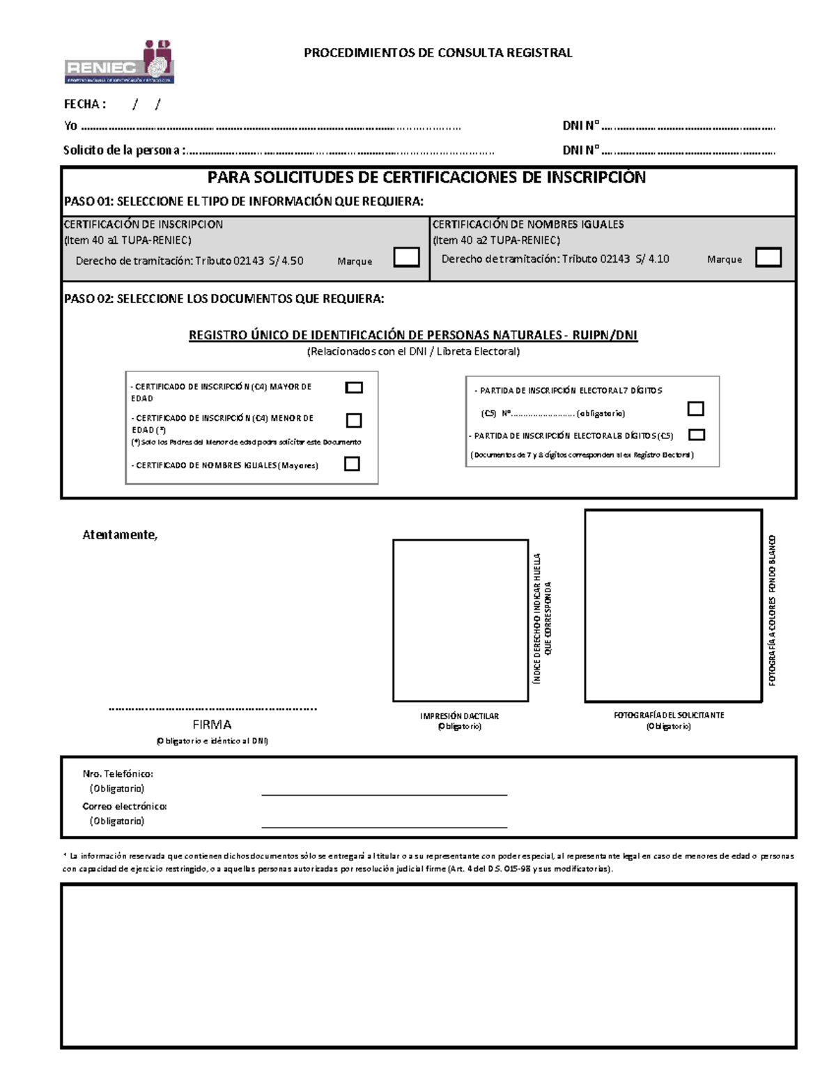 Solicitud C4 y C5 - Jaajjjajhas - FECHA : / / Yo - Studocu