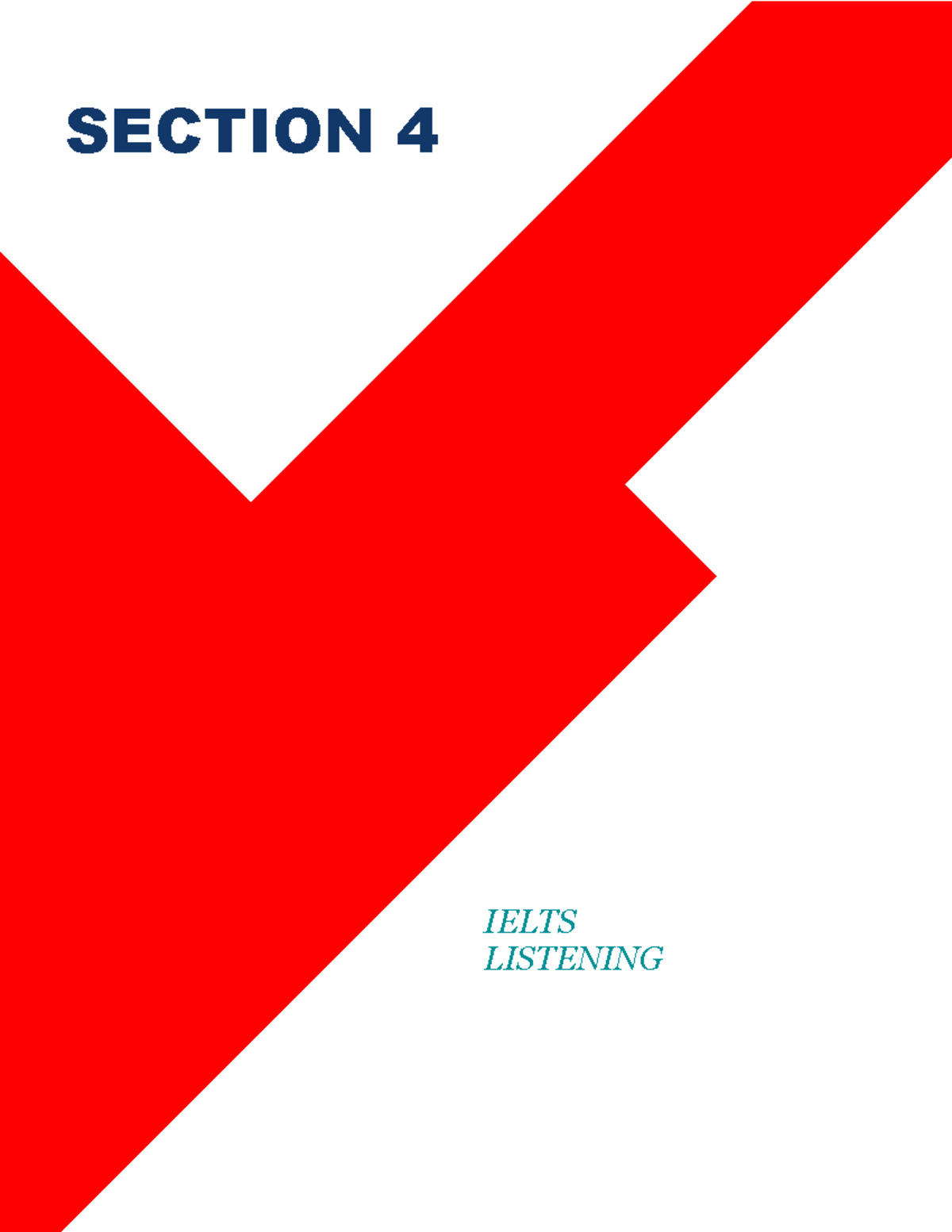 IELTS Listening Section 4: 40 Practice Tests - Studocu