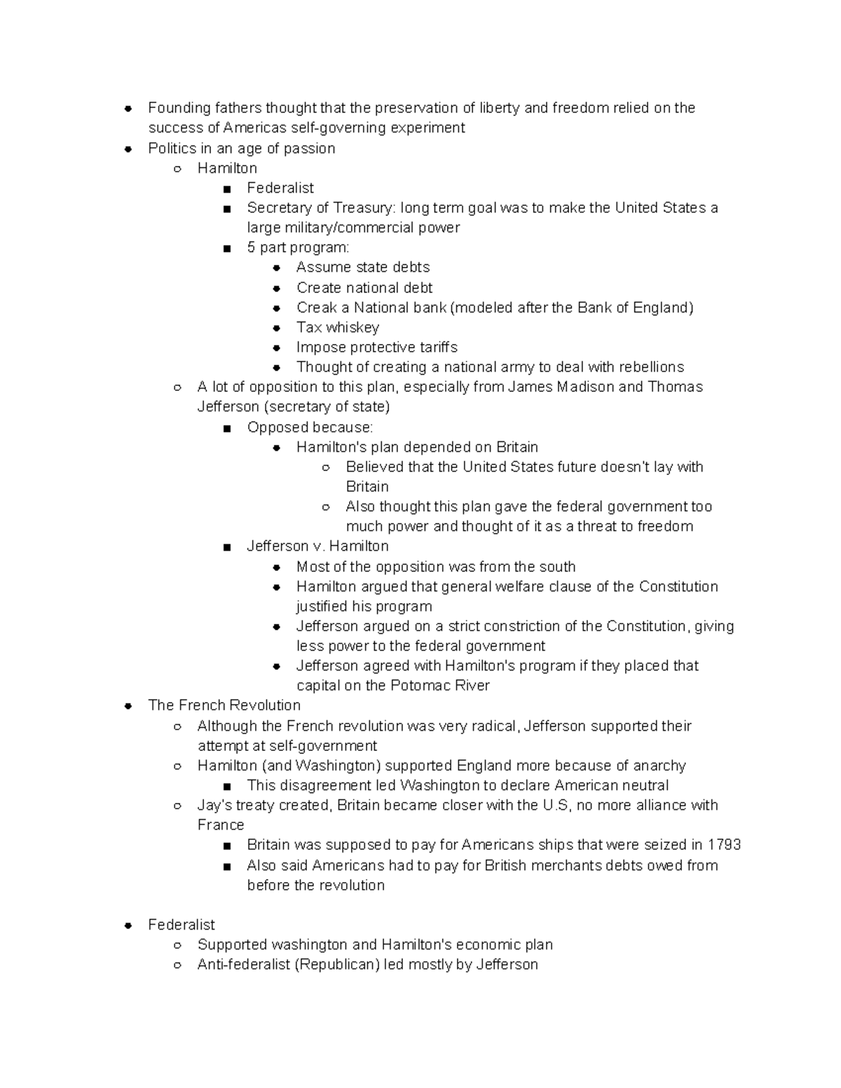 Unit 3 Notes Chap 8-10 - Founding fathers thought that the preservation ...