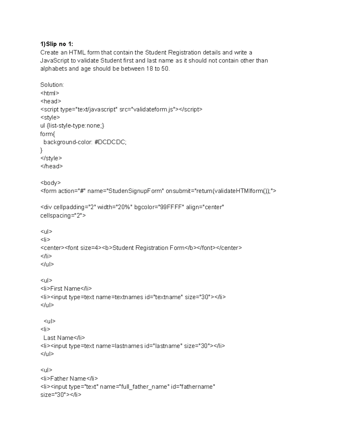 Sybbacanodejs It Is The Solution Of Node Js Practical Slips Prof