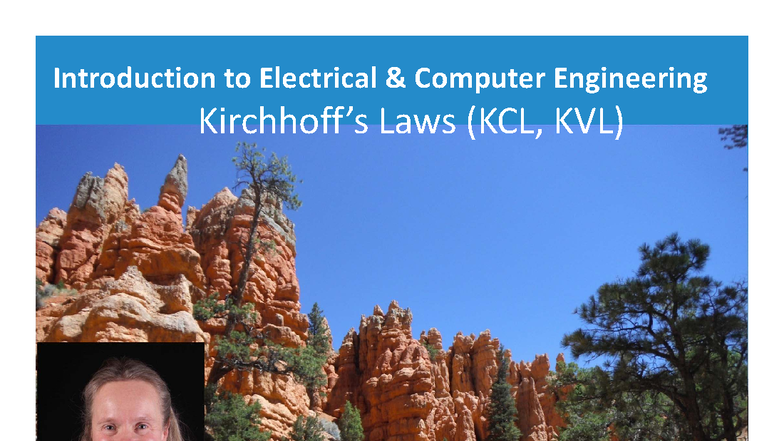 Kirchhoff's Laws: KCL & KVL Overview for ECE 101 - Studocu
