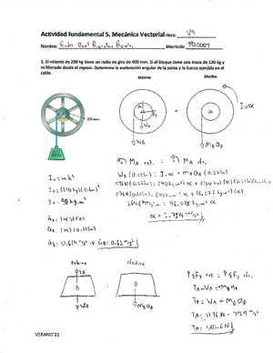 Examen Final Sabatino Mecanica Vectorial 1918961 - Examen Sabatino Meccinico, Vectorial Erick ...