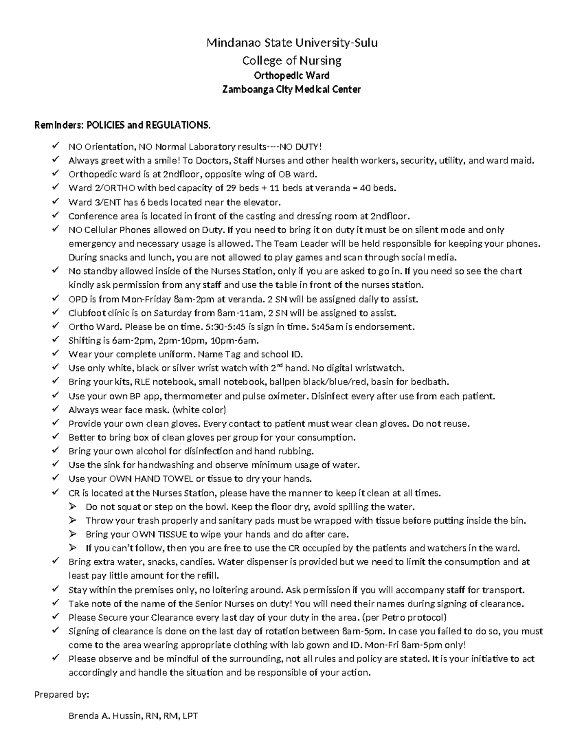 Ortho- Notes-1 - College of Nursing Orthopedic Ward Zamboanga City ...