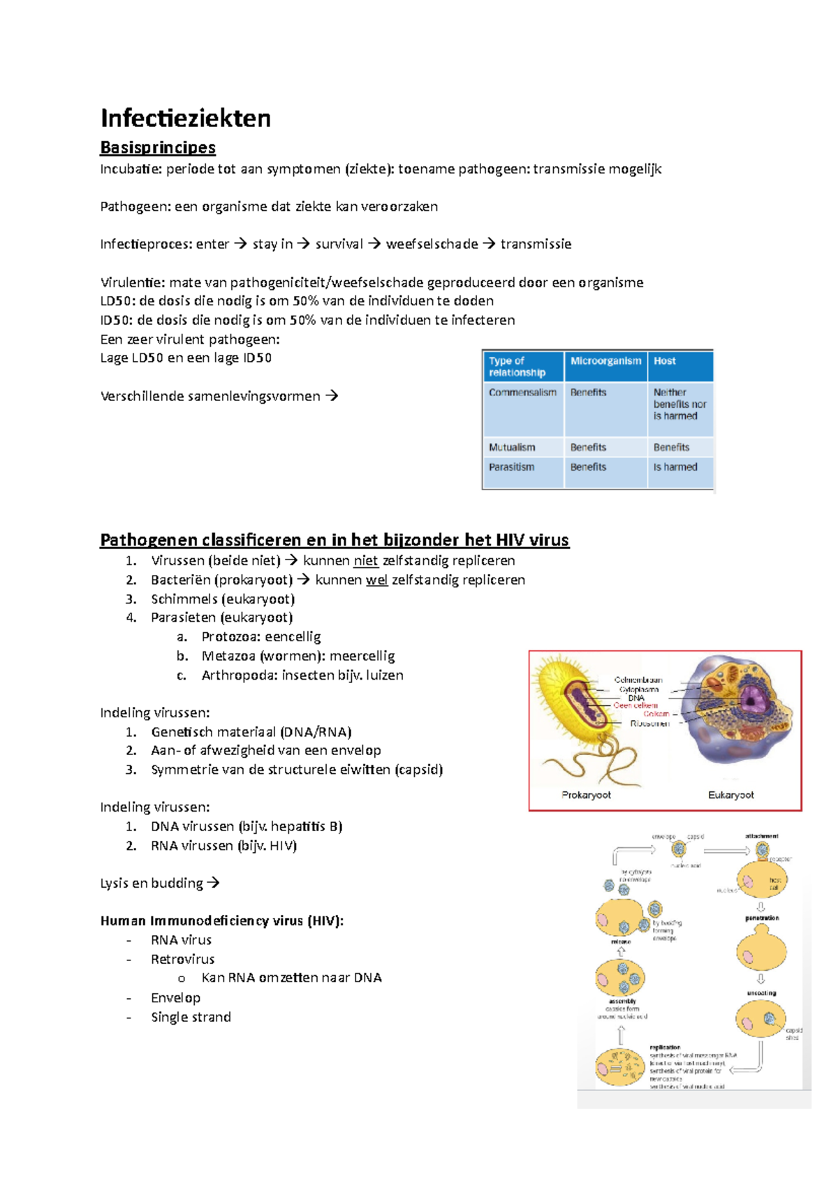 Tentamen IGW - Samenvatting Infectieziekten en HIV-Preventie - Studeersnel