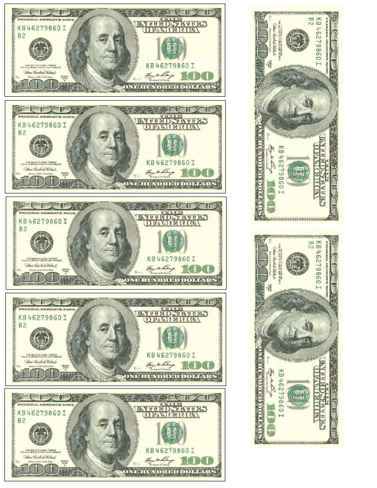 Federal Reserve Note 100: Legal Tender Overview (KB46279860I) - Studocu