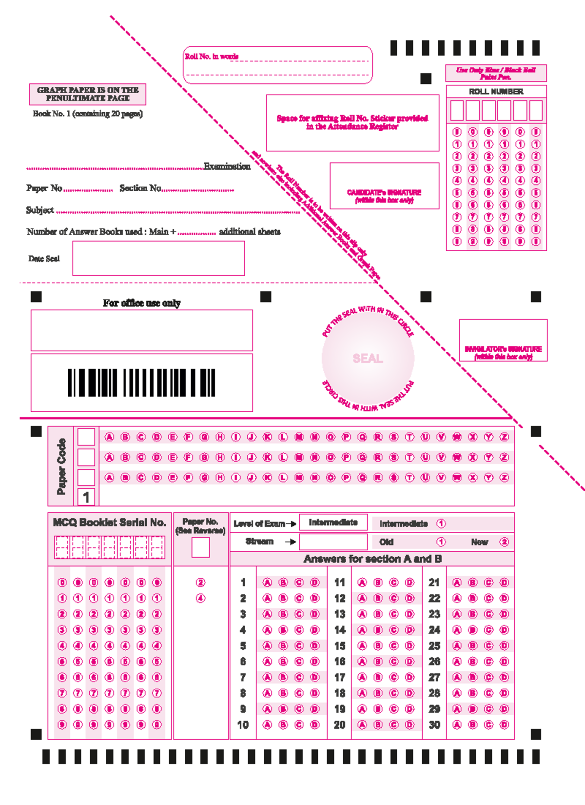 ICAI Format Answer Sheet Template and Guidelines - Studocu