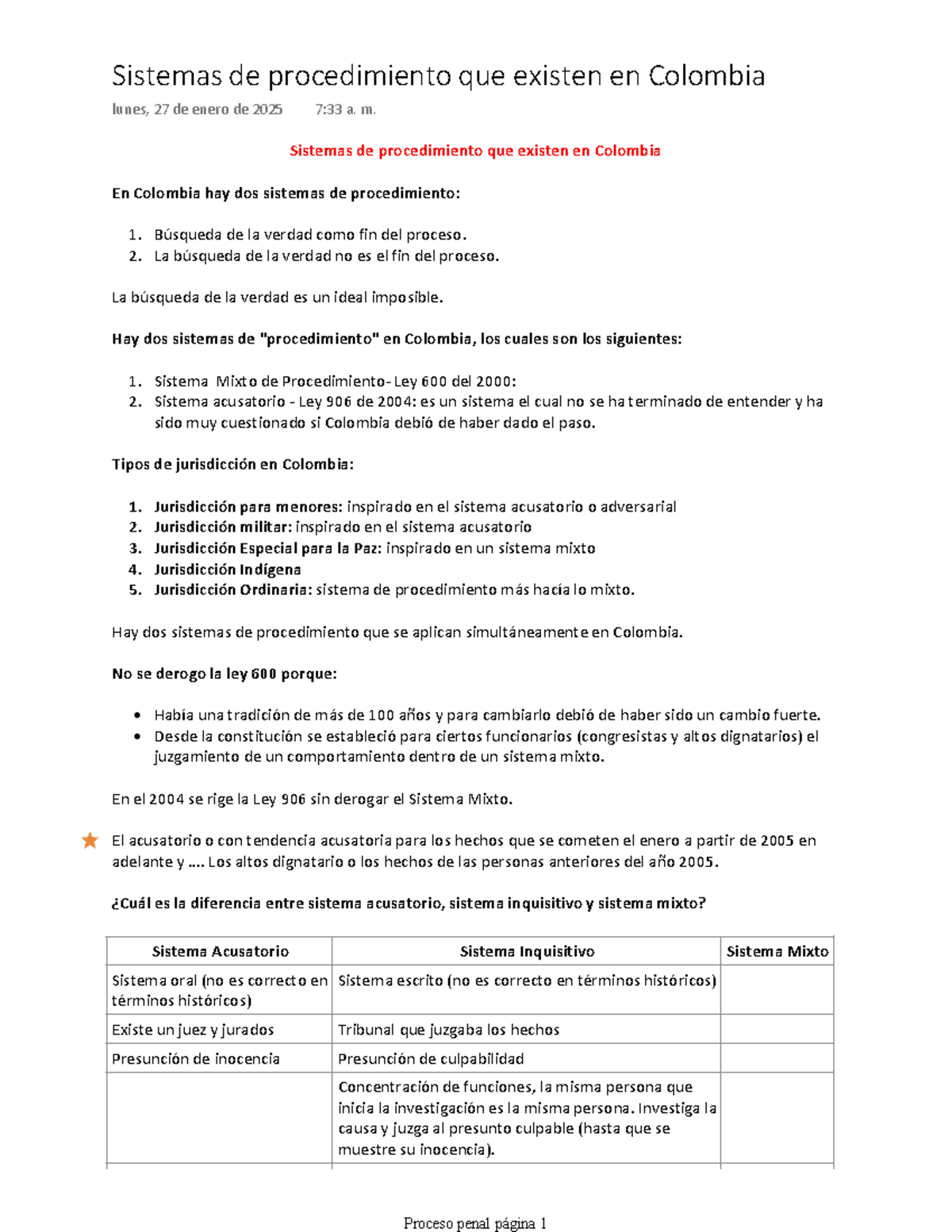 Sistemas de Procedimiento Penal en Colombia: Ley 600 y Ley 906 de 2004 ...
