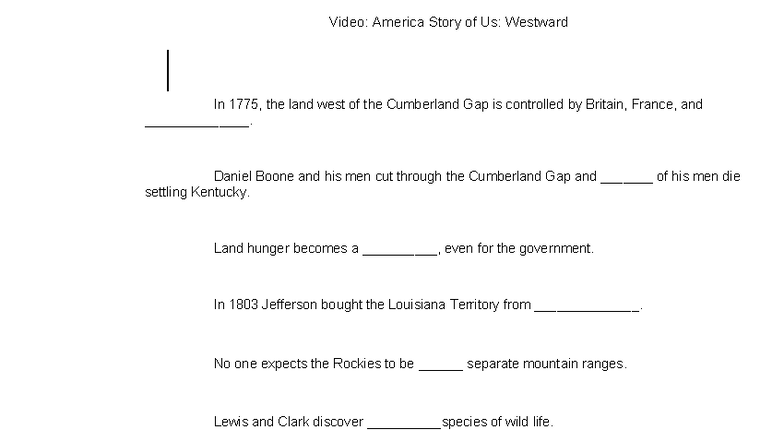 America's Westward Expansion: Key Events and Challenges - Studocu