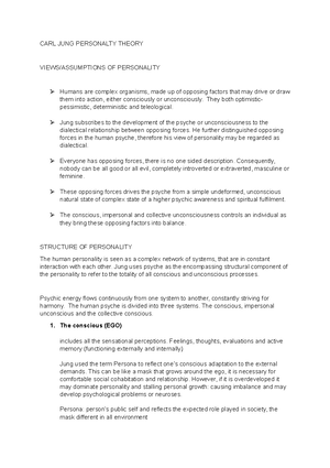 FREUD PSYCHOLOGICAL CONFLICTS & PERSONALITY STRUCTURE ANALYSIS - Studocu