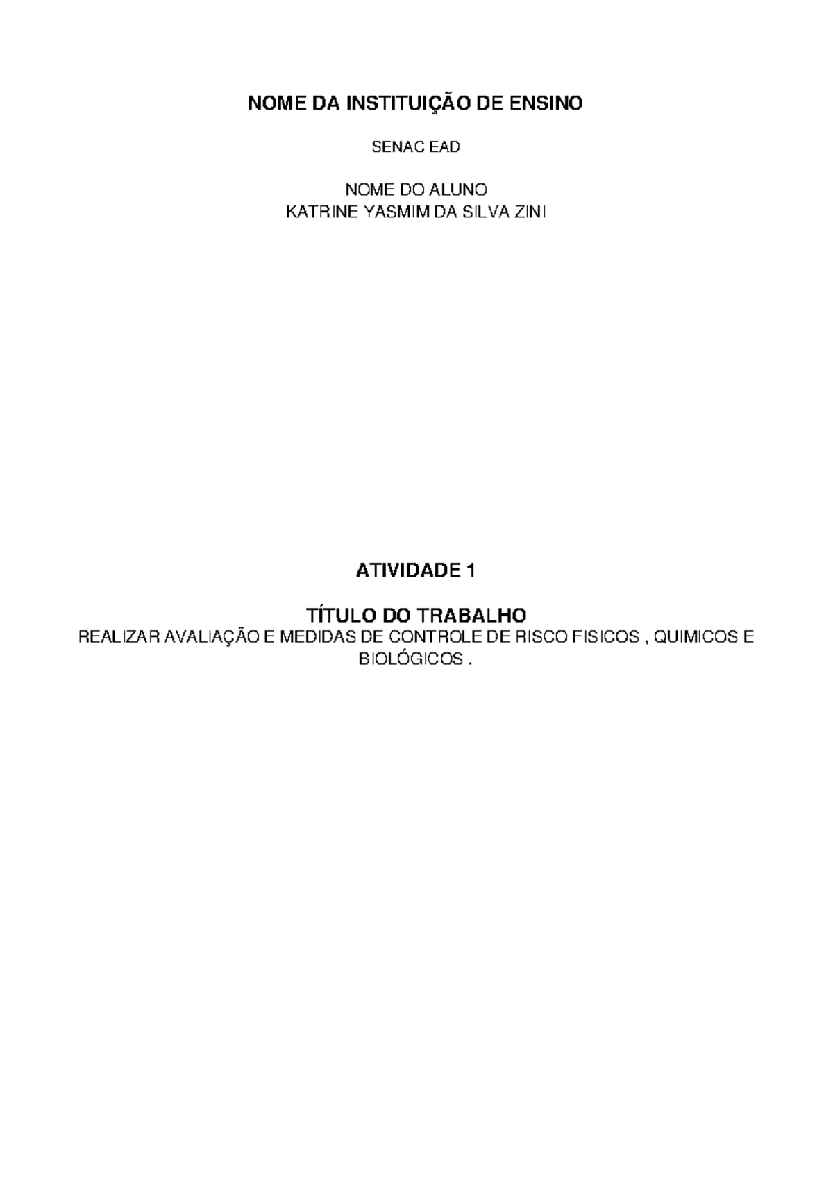 Modelo de Atividade 2: Análise de Causas Raiz em SST - Studocu