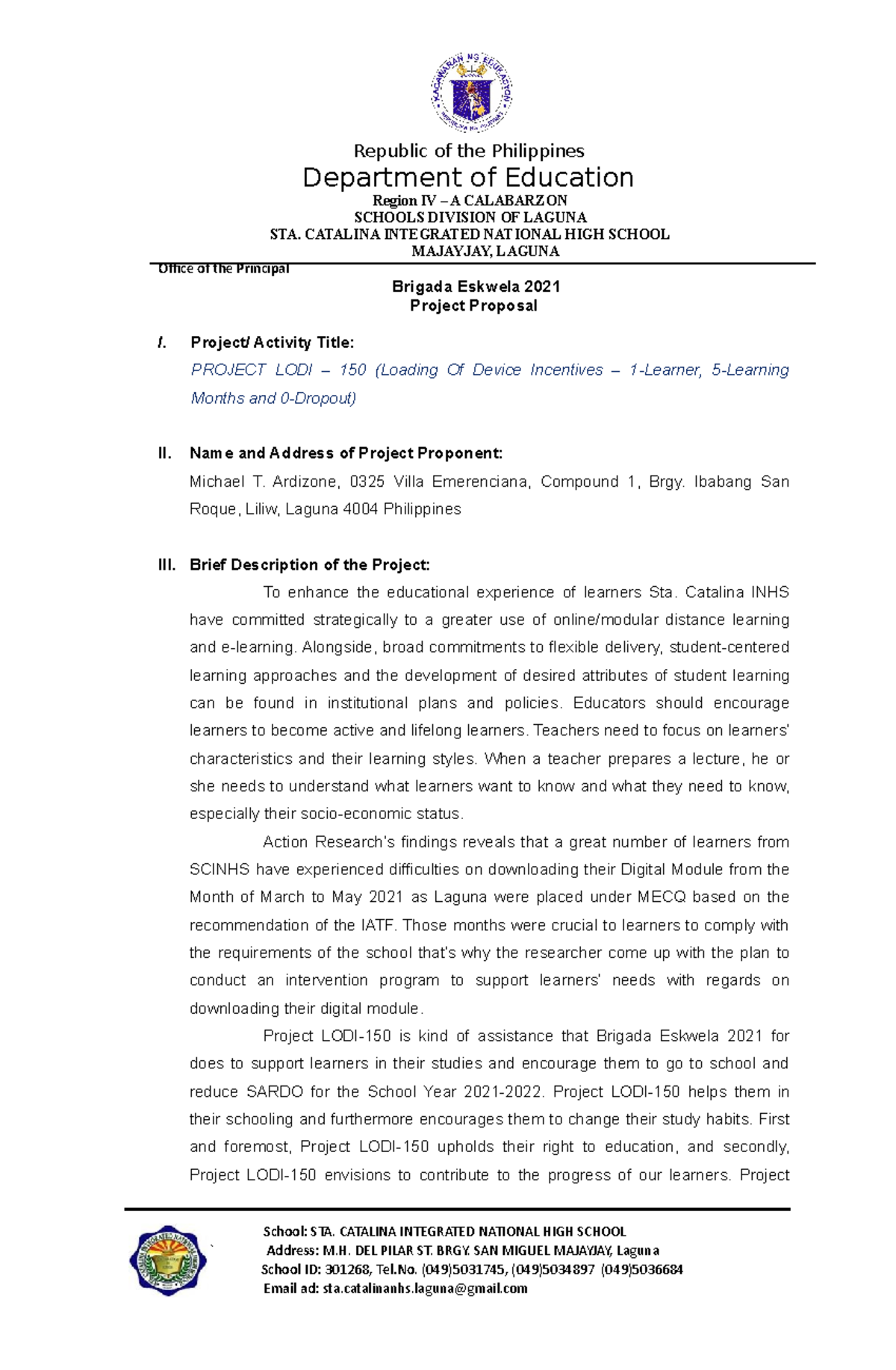 Project LODI - 150 - Community Engagement, Solidarity, and Citizenship ...