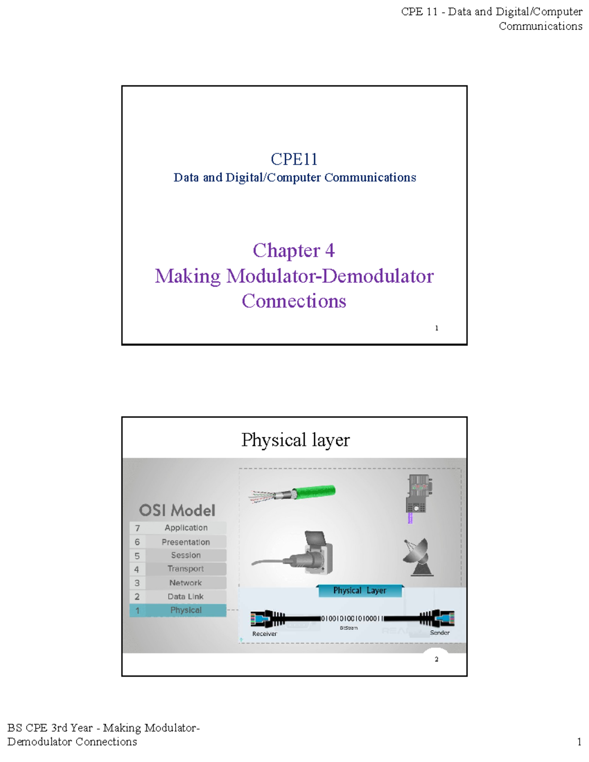 CPE 11 Data and Communications: Making Modulator-Demodulator ...