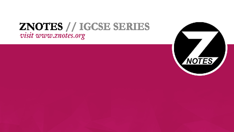 CIE IGCSE ICT 0417 Practical Summary Notes - Studocu