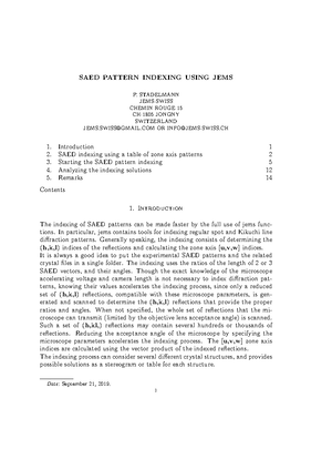 Electron microscopy - TEM - Studocu