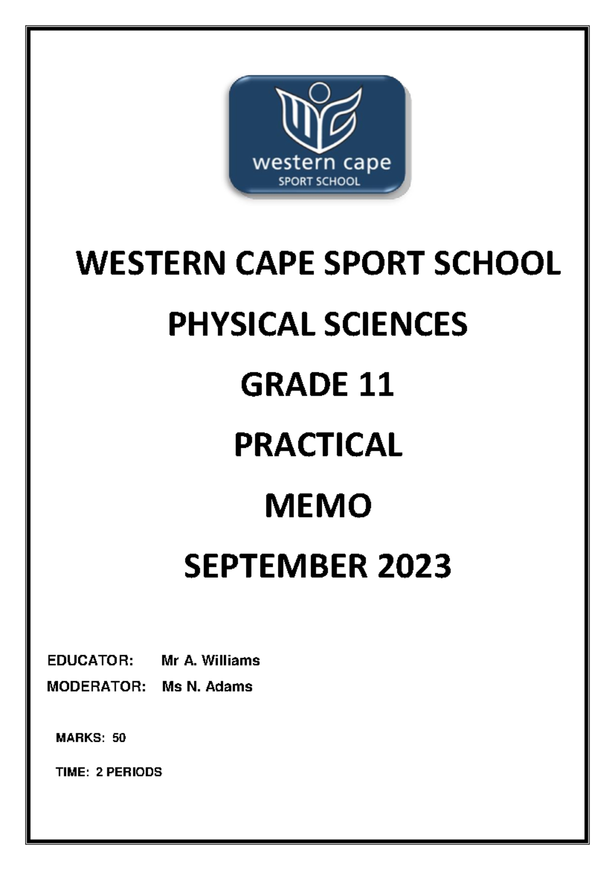 Practical Memo on Newton's Second Law (PHYS 11) - Sept 2023 - Studocu