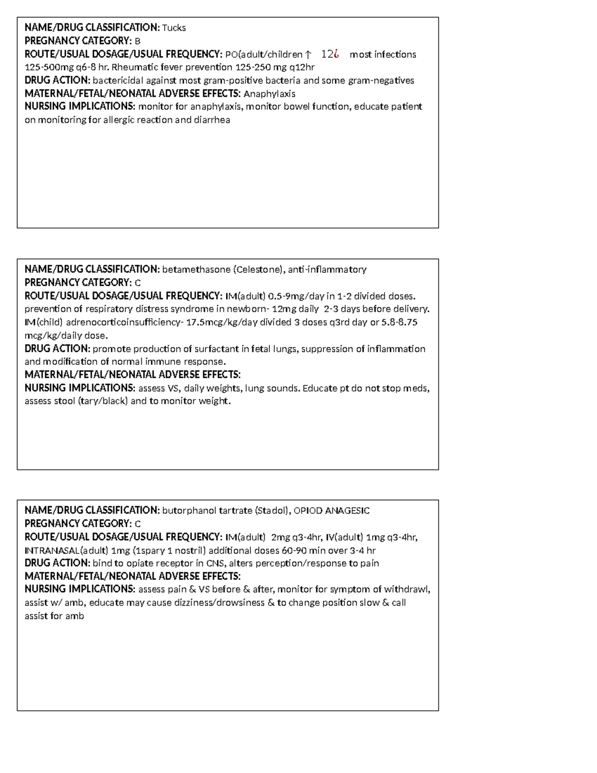 Postpartum Medication Overview: Key Drugs and Nursing Implications ...
