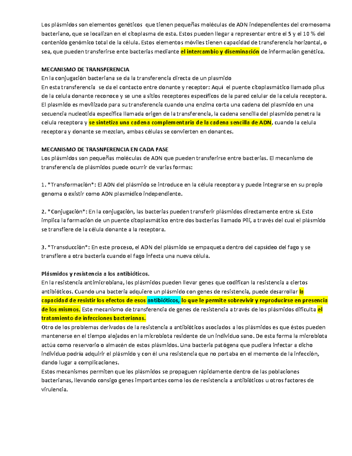 Plasmidos - Los plásmidos son elementos genéticos que tienen pequeñas ...