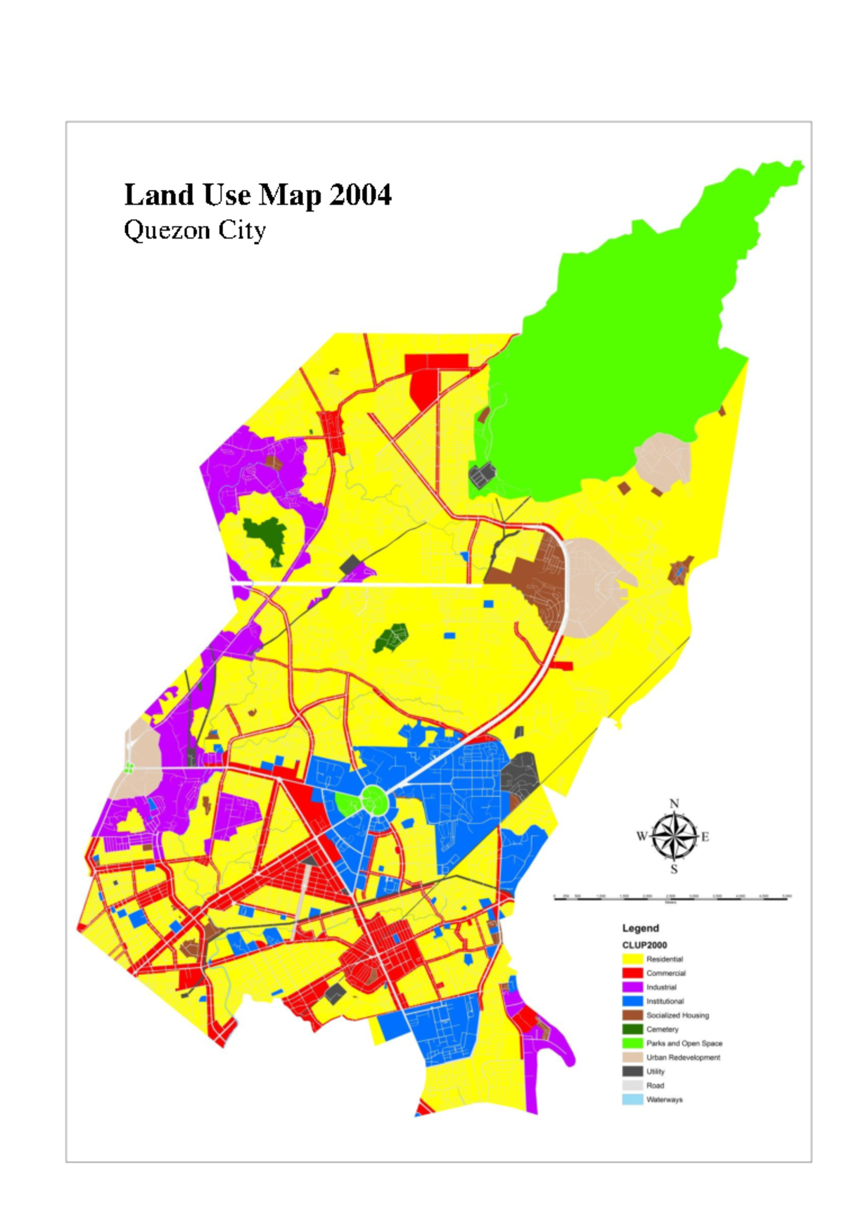 2011 2030 CLUP Annex 08 Maps - arquitectura - Land Use Map 2004 Quezon ...