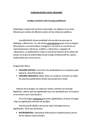 Resumen M2 L4 comunicacion visual - Resumen - Relacion Imagen-Texto ...