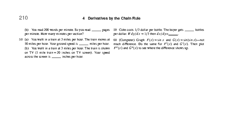 CH4 Part 03 - Calculus Notes Summary on Derivatives & Chain Rule - Studocu