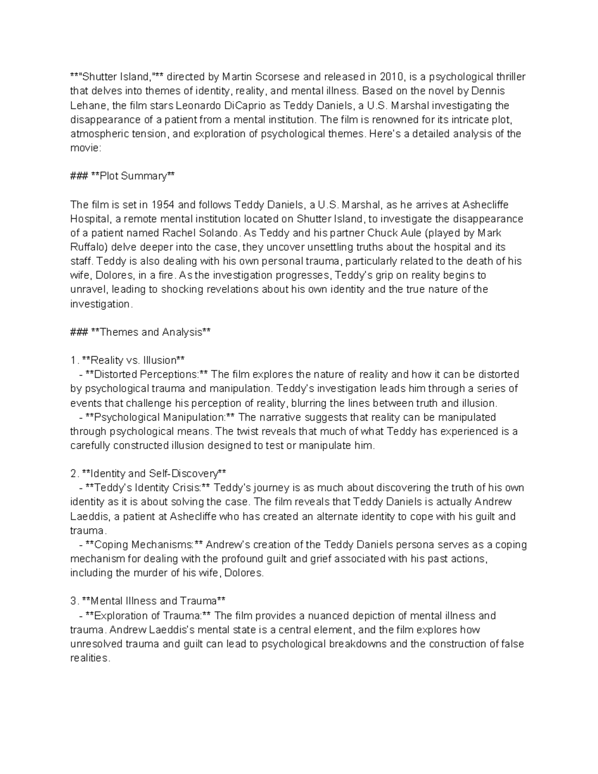 1.38 notes for class - Practice analyzing movies instead of books ...