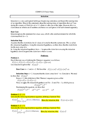 COMP2123 Final Exam Practice - Data Structures & Algorithms (S1, 2025) - Studocu