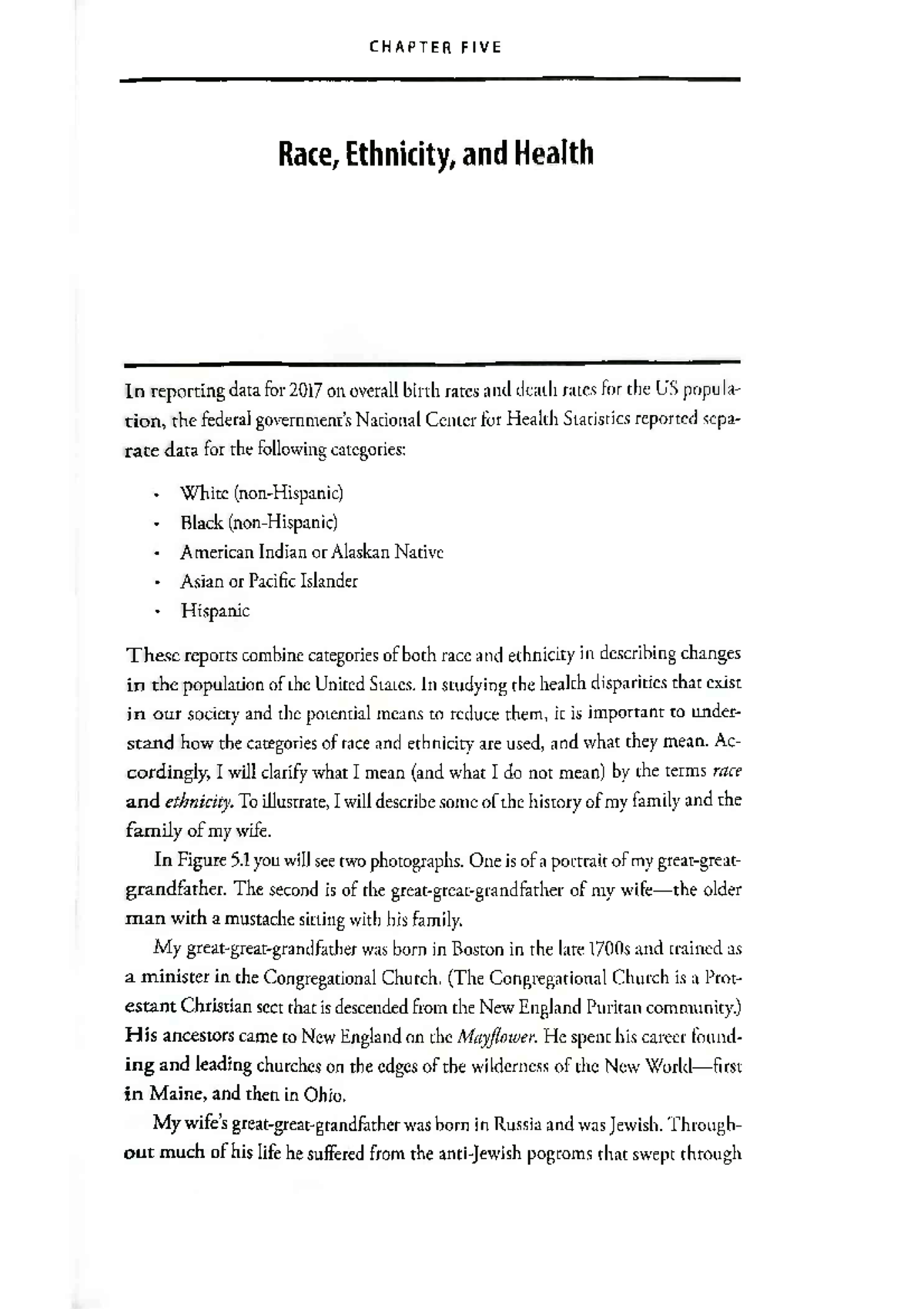 Race, Ethnicity, and Health Disparities: Analyzing Social Constructs in ...